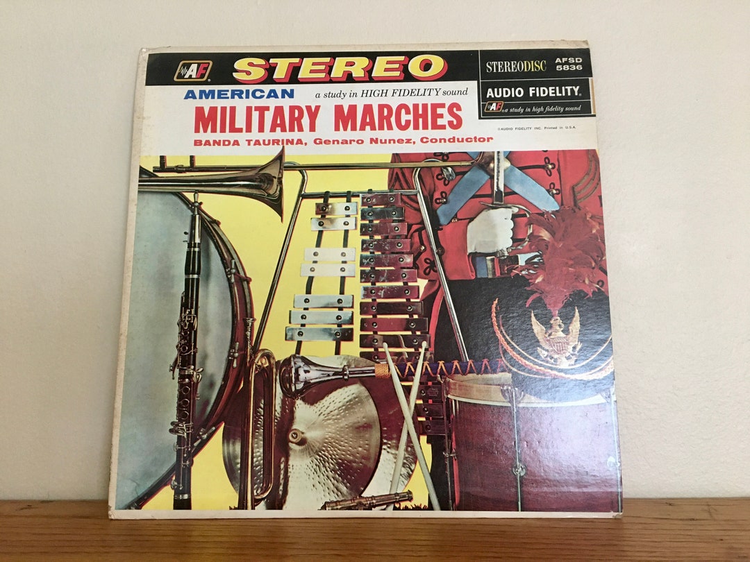 American Military Marches Vinyl Record - Etsy