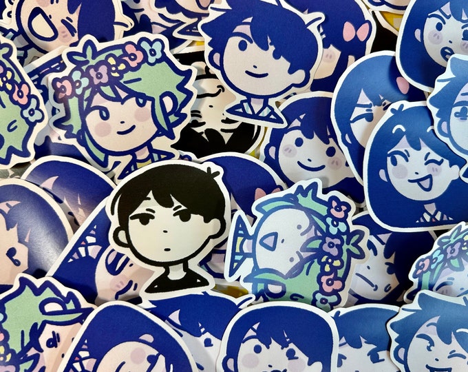 OMORI and Friends OMORI Headspace Emotes Hand-cut Sticker Sets - Etsy