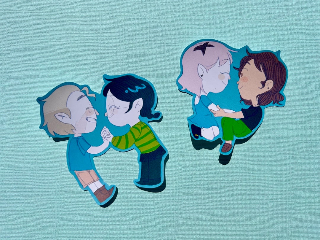 Double Date! | the Owl House Lumity and Huntlow Hand-cut Stickers - Etsy