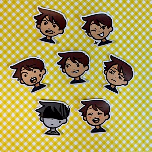 SUNNY and Friends! | OMORI Faraway Emotes Hand-cut Sticker Sets - Etsy