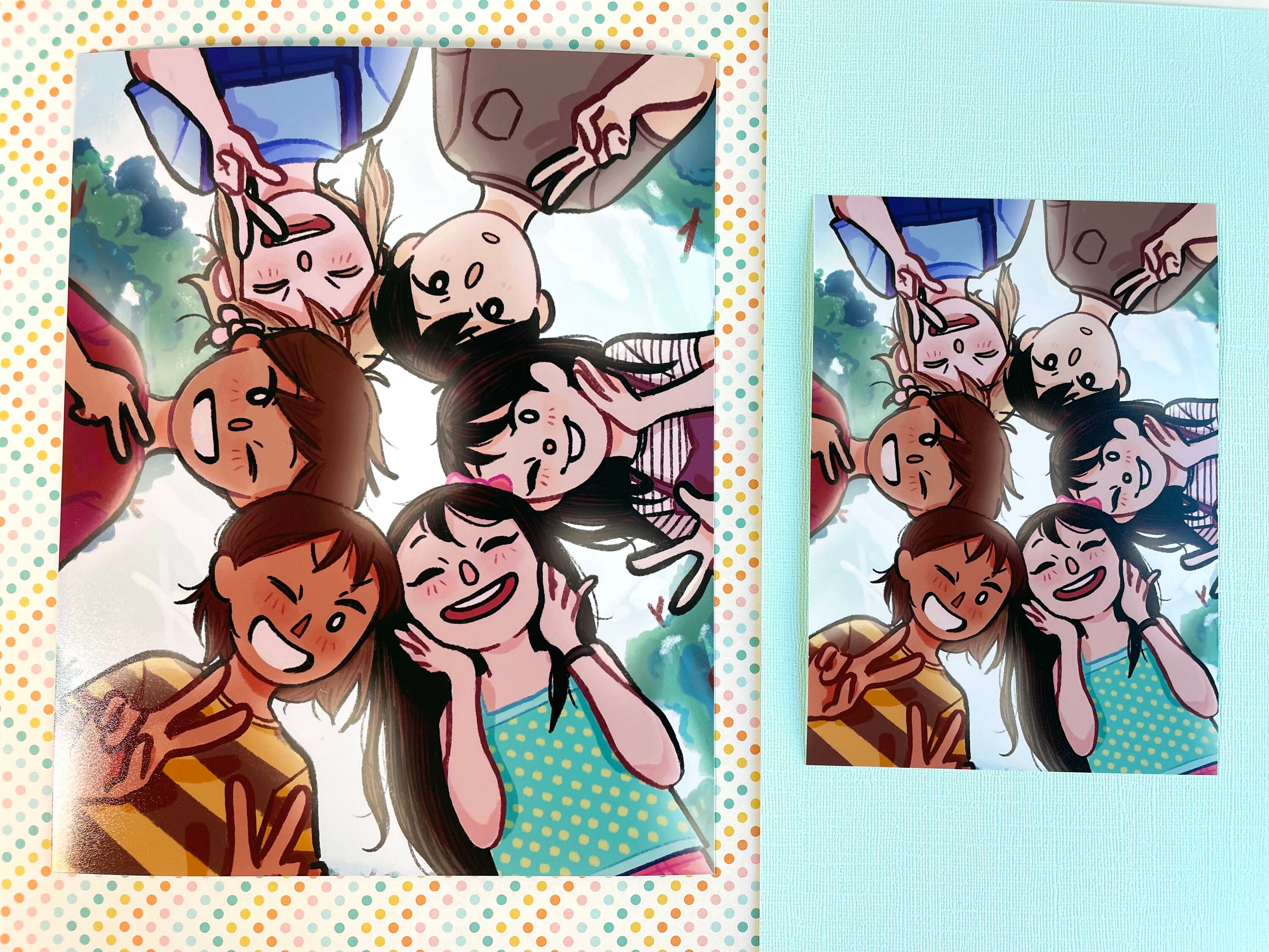 Friend Circle OMORI Art Print - Etsy