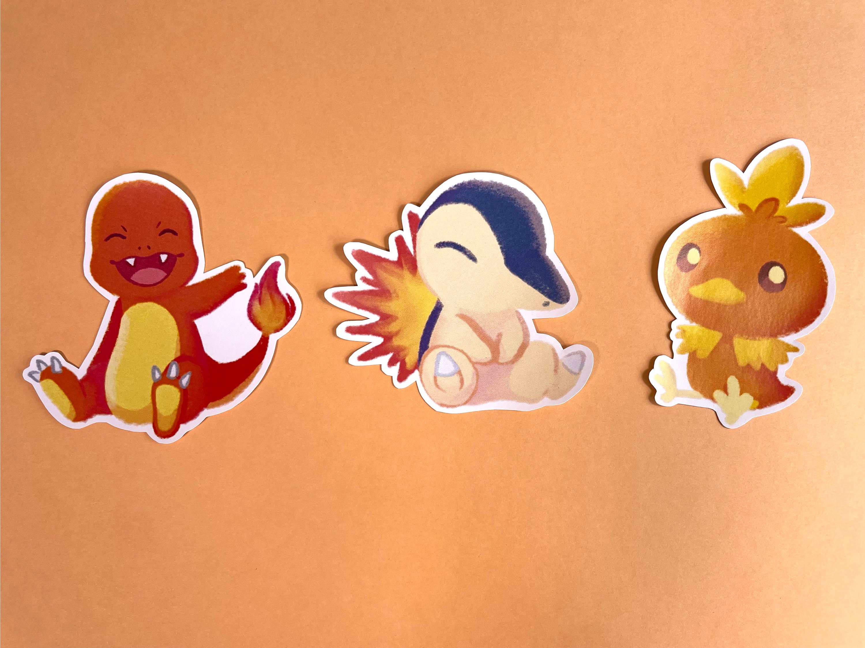 Fire Starter Stickers Pokémon Gen 1-9 Stickers - Etsy
