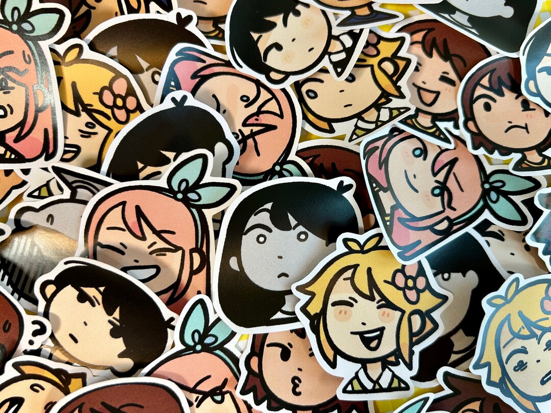 SUNNY and Friends! | OMORI Faraway Emotes Hand-cut Sticker Sets - Etsy