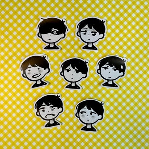 OMORI and Friends! | OMORI Headspace Emotes Hand-cut Sticker Sets - Etsy