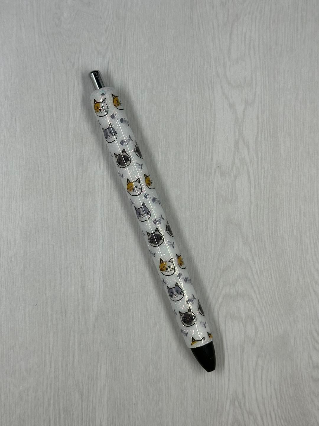 Cat Lover Glitter Pen, Sparkly Gift, Kitten - Etsy
