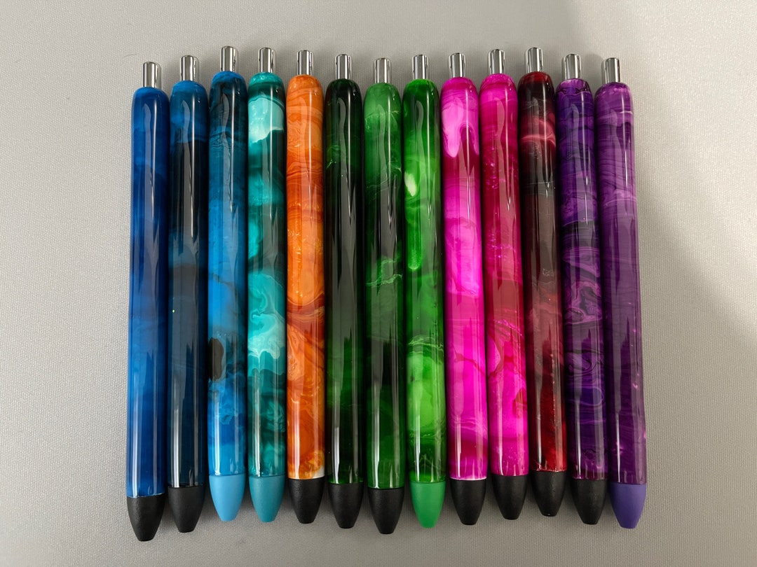 Custom Alcohol Ink Swirl Pen, Smooth Writing Inkjoy - Etsy