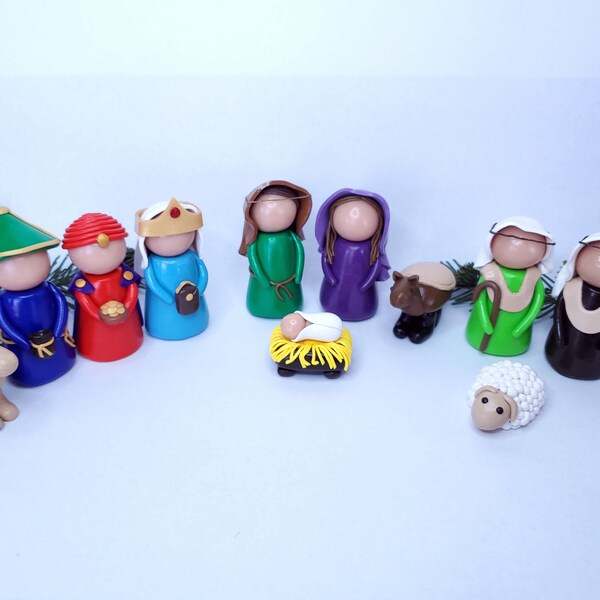 Cute Nativity Set - Etsy