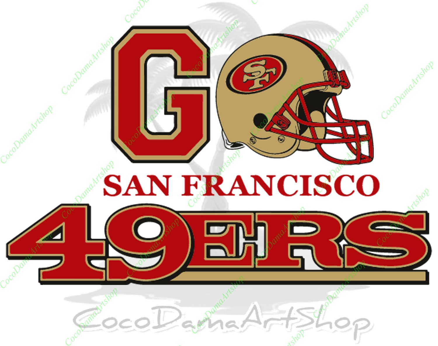 Go San Francisco Svg 49ers Svg San Francisco Svg Png Dxf Pdf | Etsy