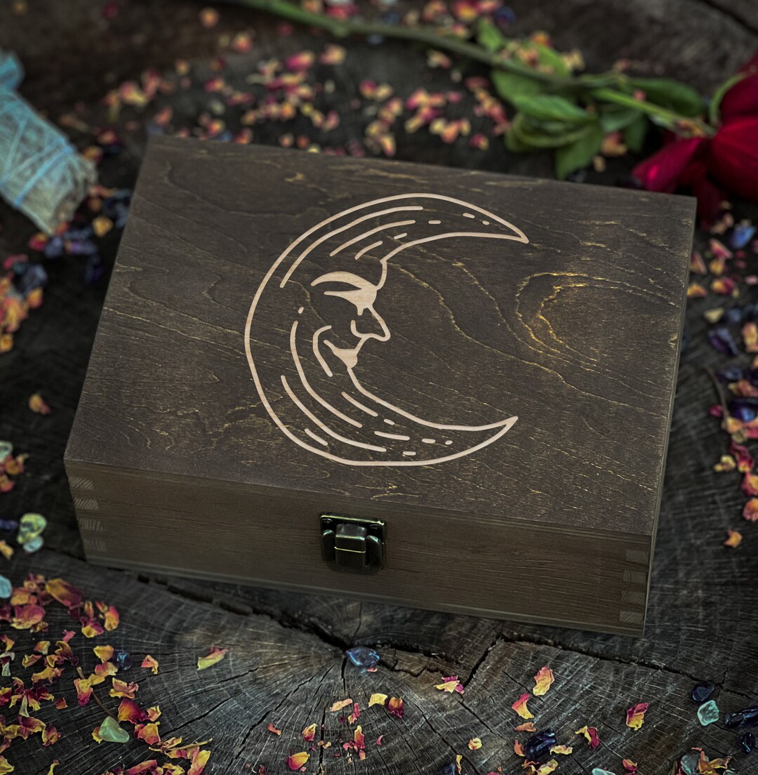 Renaissance-inspired Mystic Magic Wooden Box - A Masterpiece of ...
