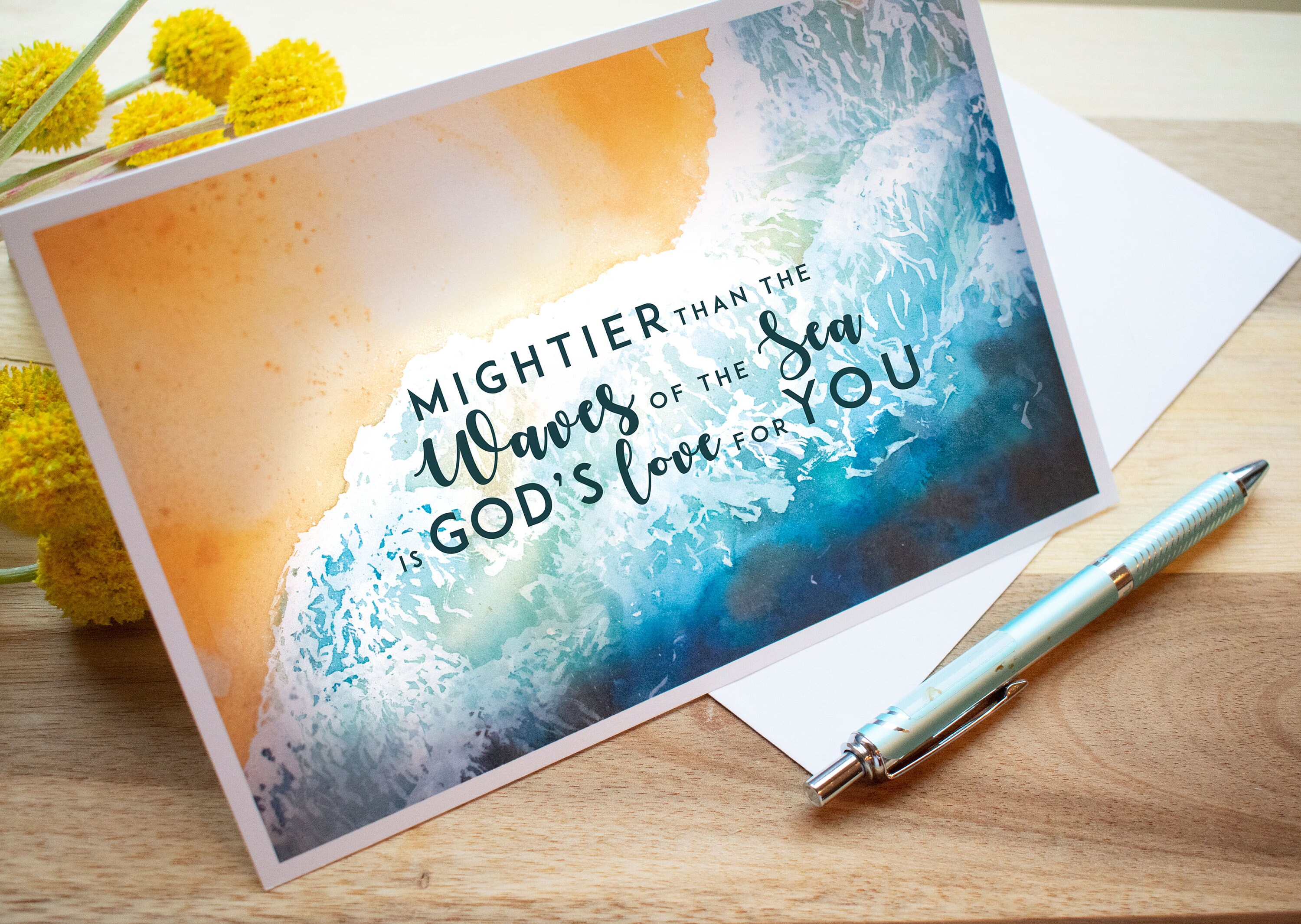 Printable Ocean Birthday Watercolor Greeting Card - Etsy