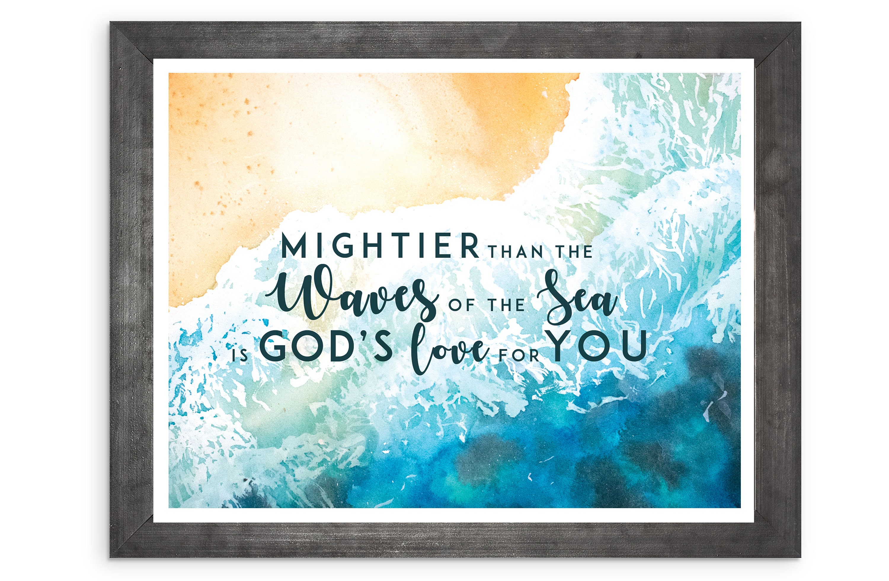 Ocean Inspirational Art Printable - Etsy