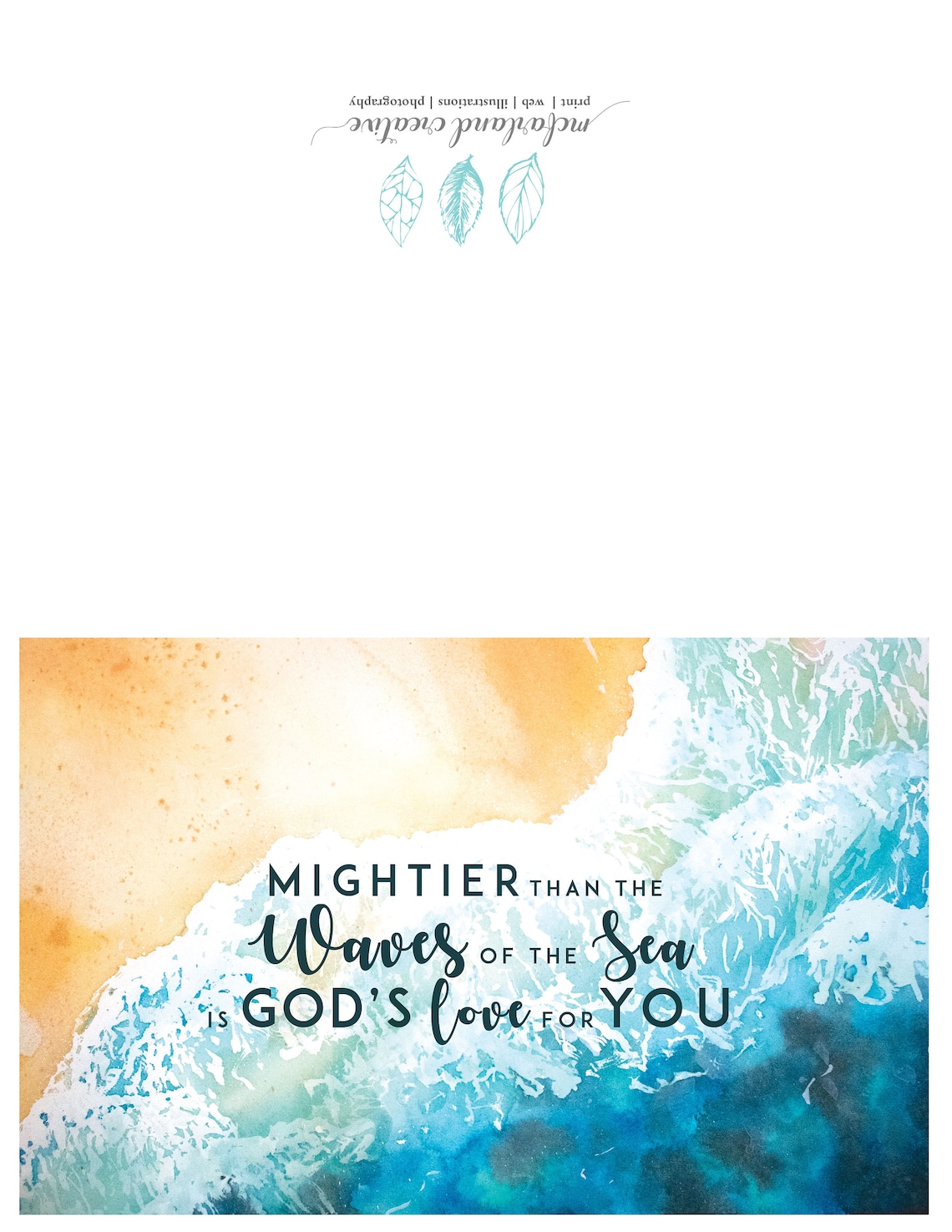 Printable Ocean Birthday Watercolor Greeting Card - Etsy