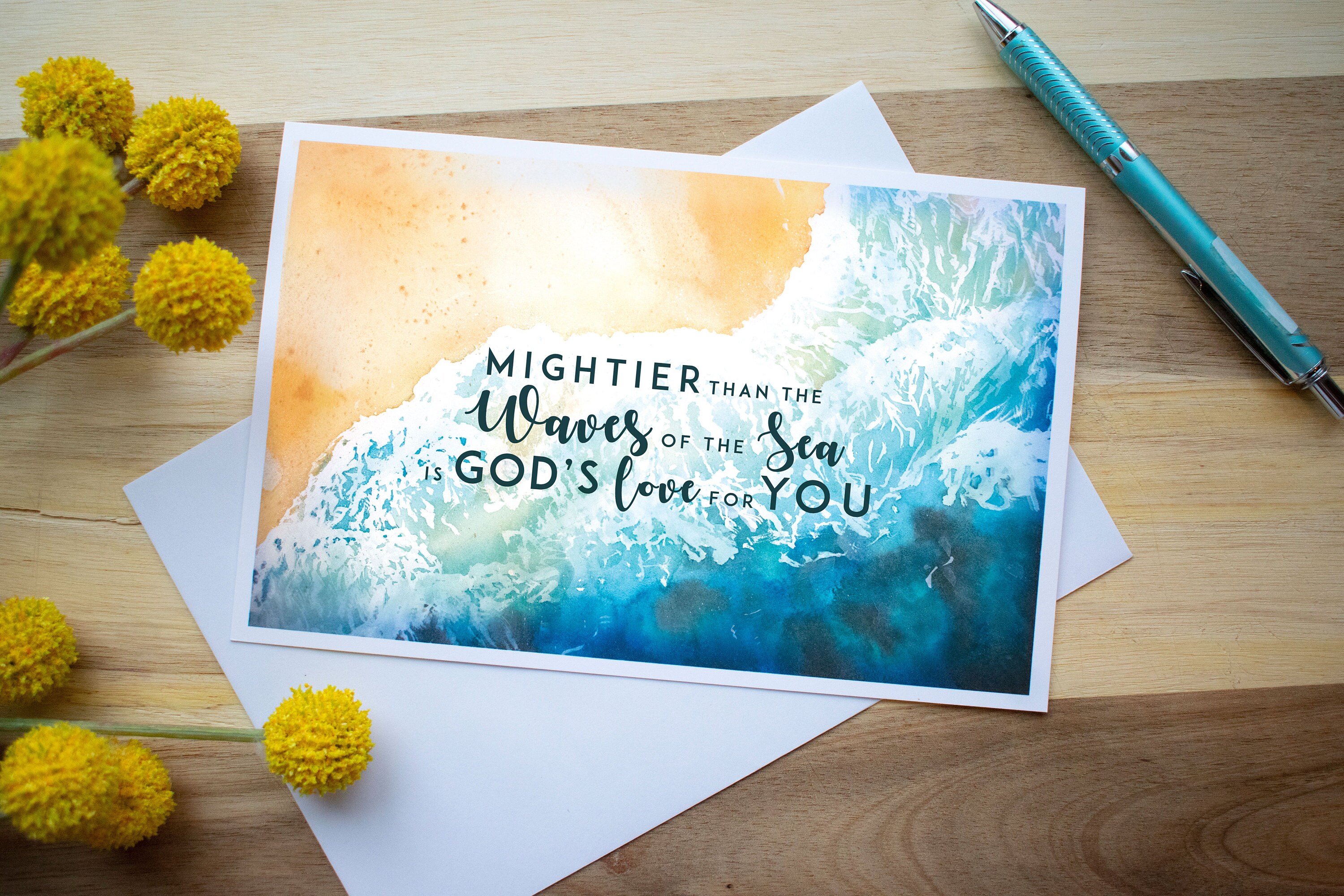 Printable Ocean Birthday Watercolor Greeting Card - Etsy