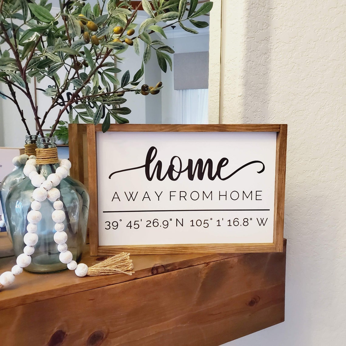 Home Away From Home Sign Closing Day Gift Housewarming Gift - Etsy