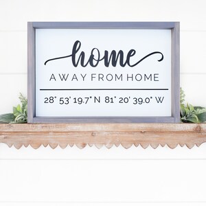 Home Away From Home Sign Closing Day Gift Housewarming Gift - Etsy