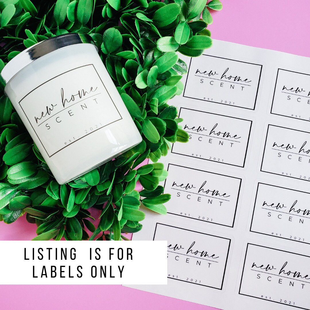 Closing Day Candle Labels, New Home Closing Day Candle, Closing Day ...