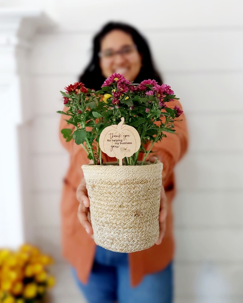 Realtor Fall Pop by Gift, Client Appreciation Gift, Closing Day, Plant ...