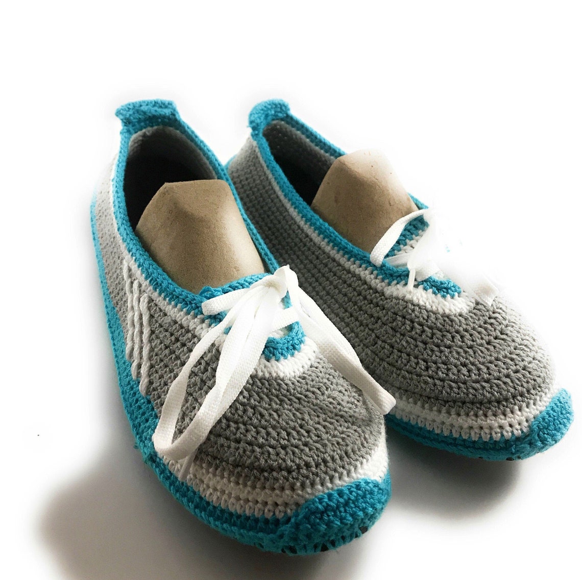 Hand Knit Sneakers, Unisex Handmade Knit Shoes - Etsy