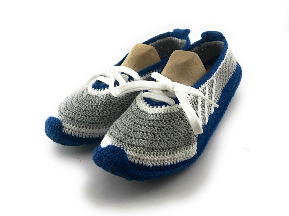 Hand Knit Sneakers, Unisex Handmade Knit Shoes - Etsy