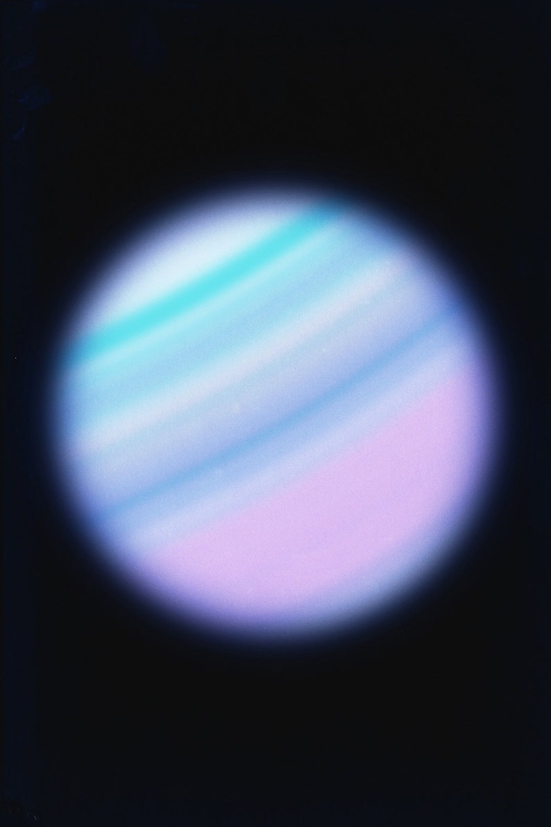 Printable Aesthetic Dark Pastel Planet Wall Art, Downloadable Home ...