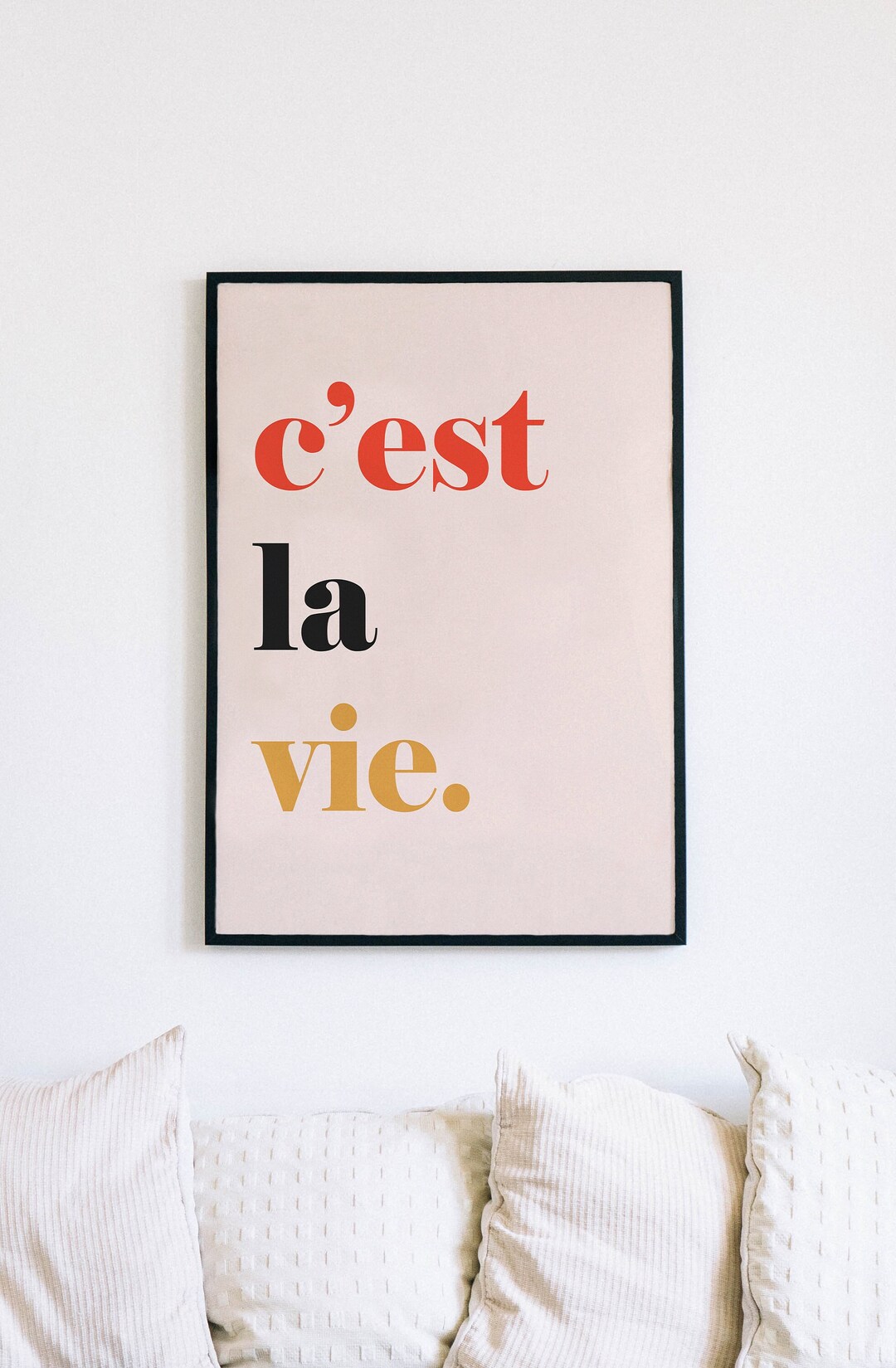 Printable Aesthetic Minimal Pink French Wall Art, Downloadable Home ...