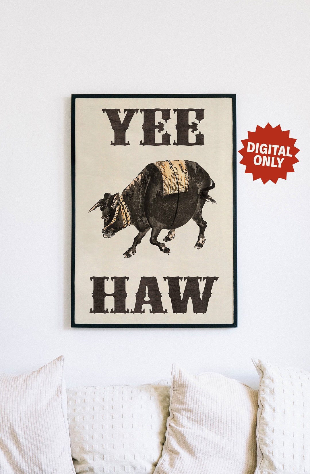 Printable Aesthetic Western Saying Wall Art Downloadable Home - Etsy