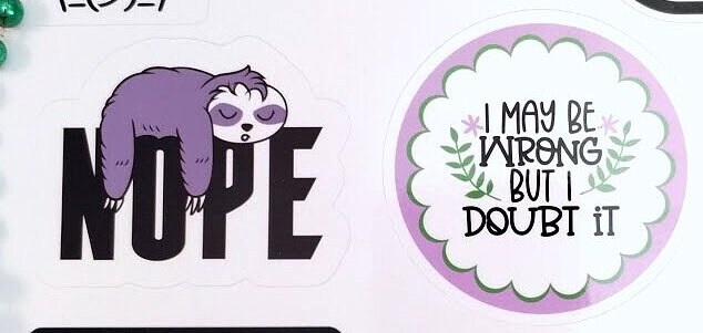 Meh-tastic Sticker Set: Stick Figures, Monsters, Cats & More! Embrace ...