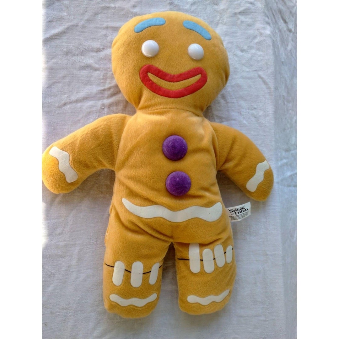 Dreamworks Shrek the Third Gingy Plush 17 Gingerbread Man by Nanco - Etsy
