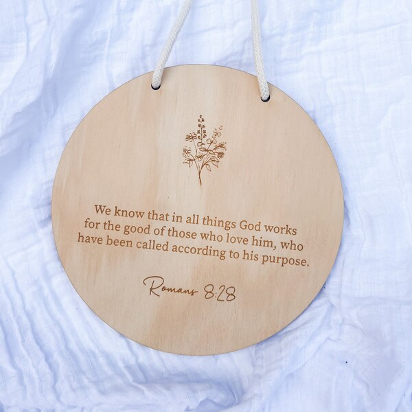 Bible Verse Plaque - Etsy UK
