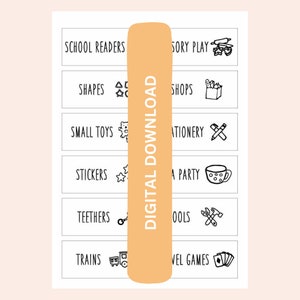 Printable Toy Storage Labels Ikea Trofast Toy Labels Digital File Only ...
