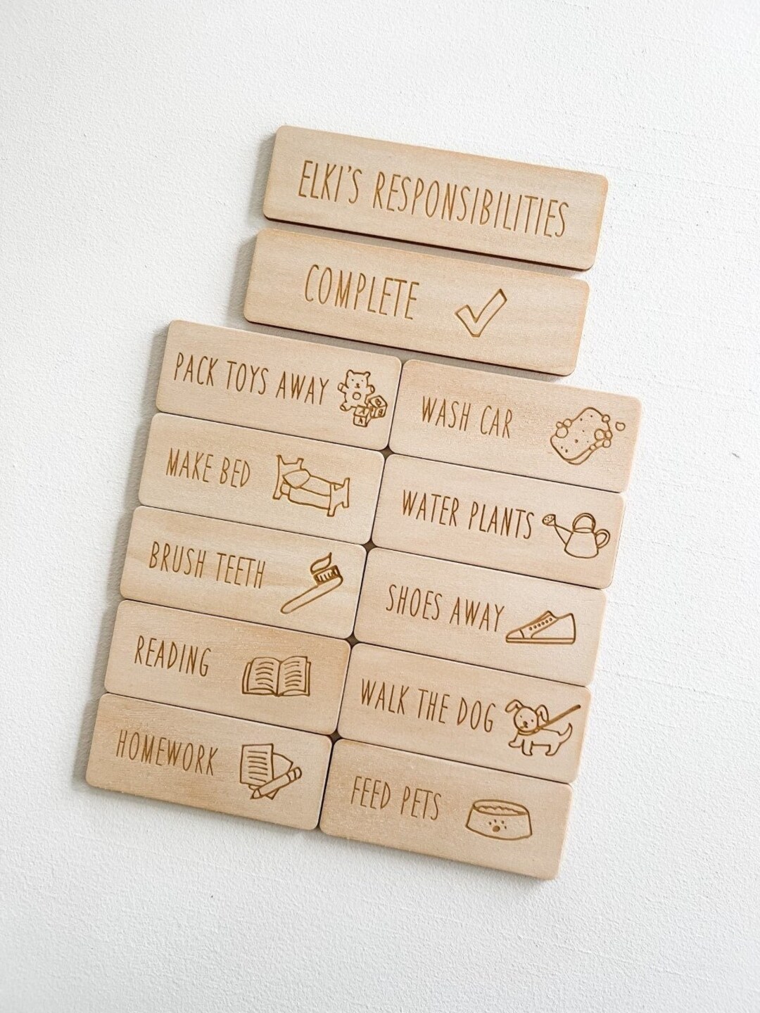 Routine Magnets, Chore Magnets, Job Magnets, Daily Routine - Etsy Australia