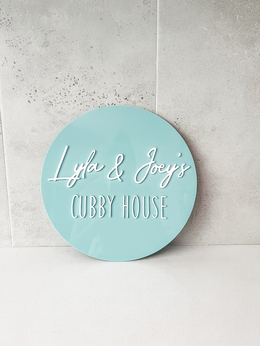 Cubby House Sign | Round - Etsy Australia