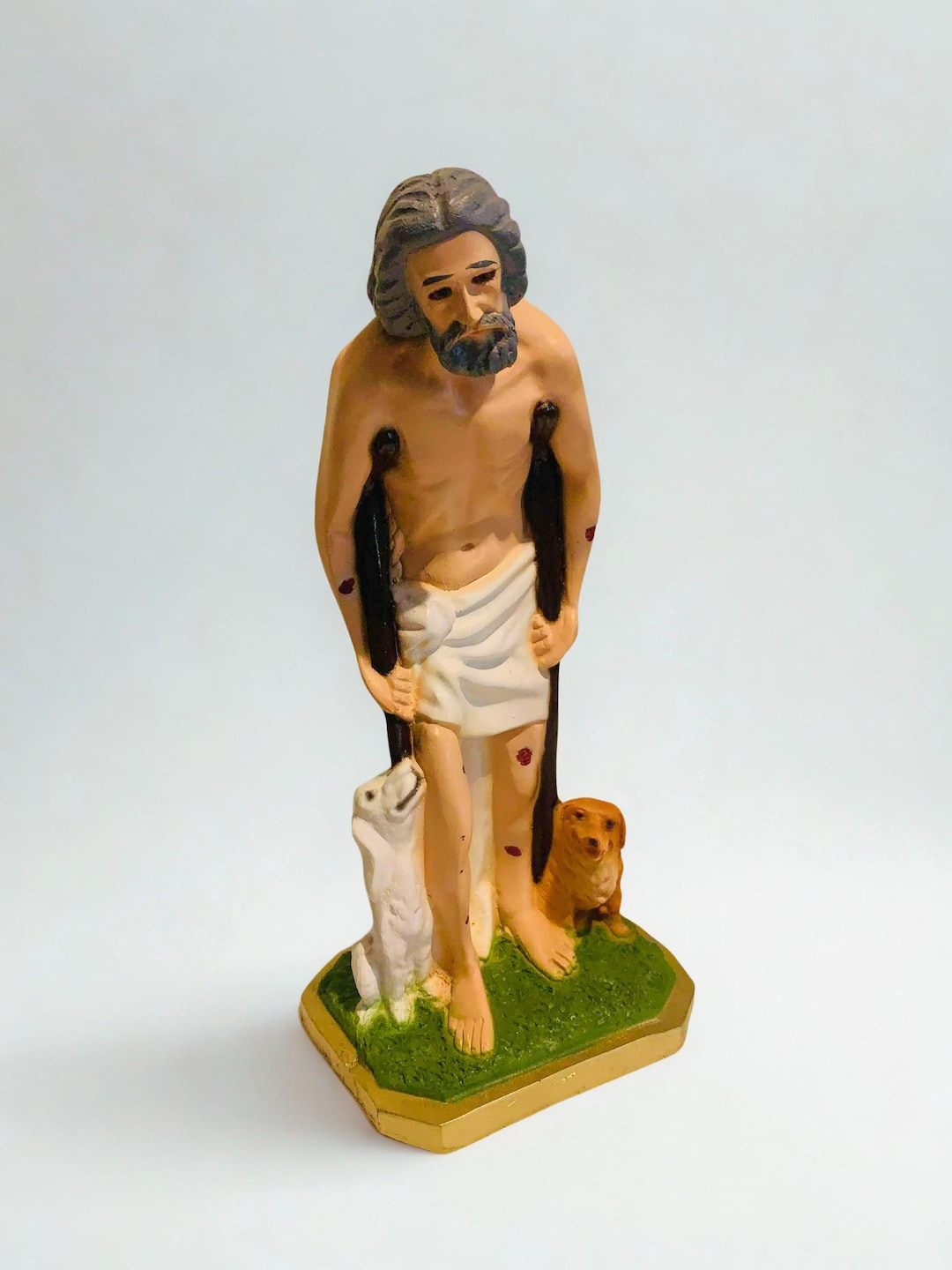 Saint Lazarus Statue: Santeria Altar Decor, Yoruba Gift - Etsy