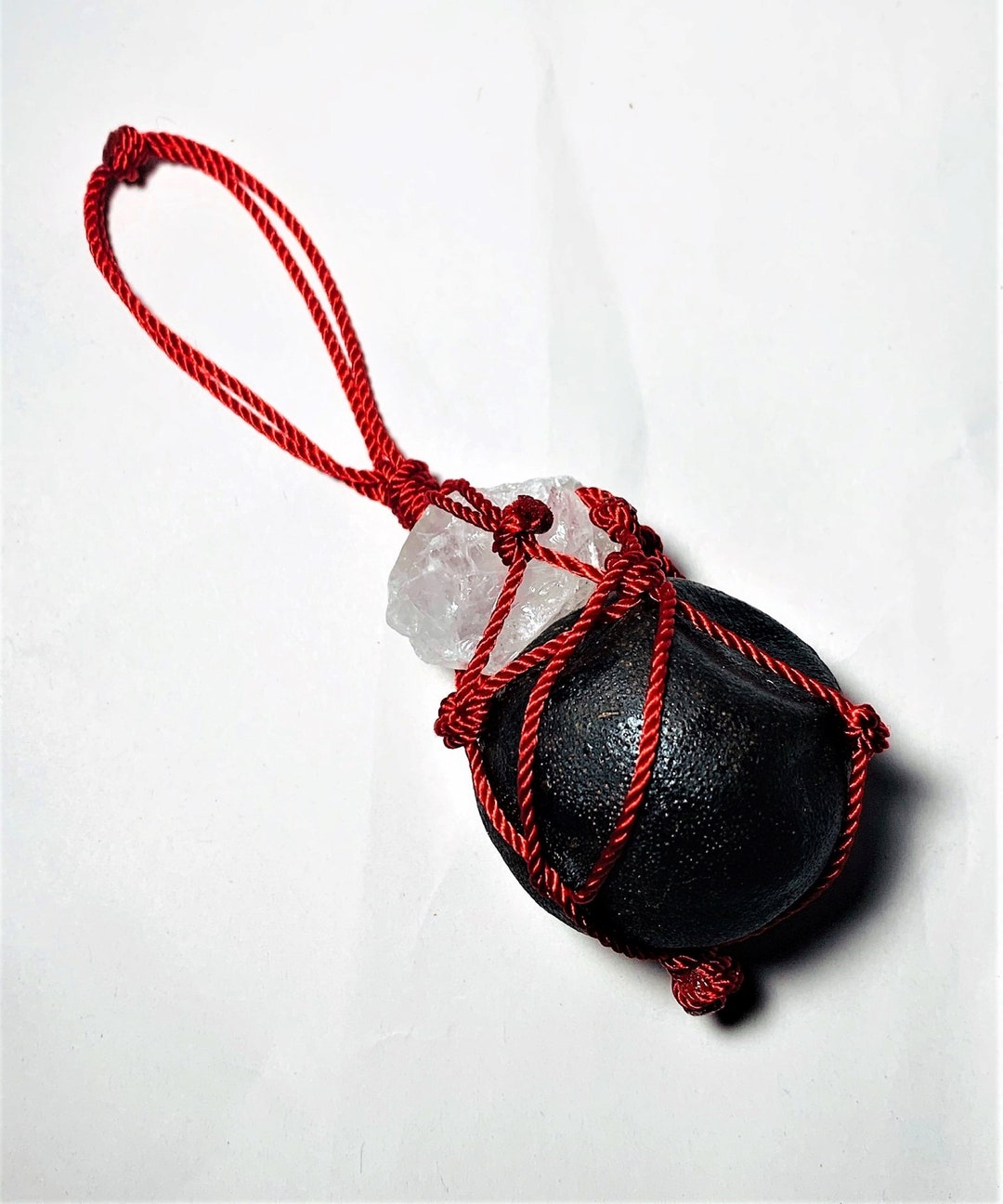 Clear Quartz Protection Amulet: Evil Eye & Spell Shield - Etsy