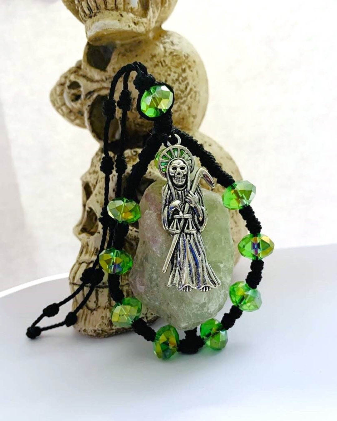 Consecrated Santa Muerte Amulet, Car Amulet Protection, Santa Muerte ...