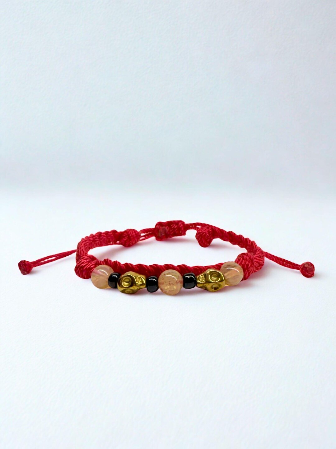 Consecrated Prosperity Santa Muerte Bracelet, Holy Death Amulet ...