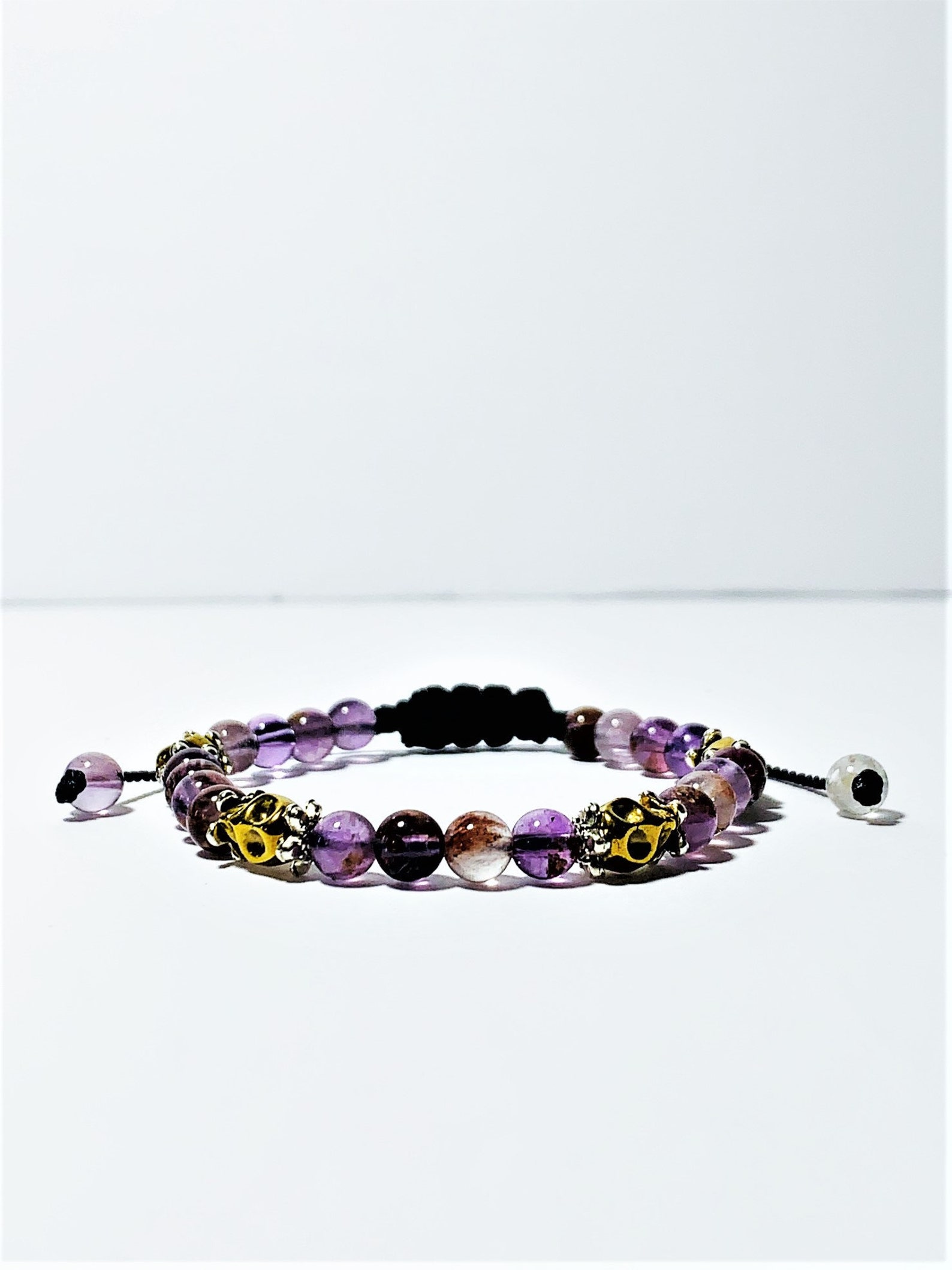 Santa Muerte Bracelet Holy Death Bracelet Skull Jewelry Santa Muerte ...