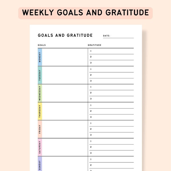 Daily Goals - Etsy