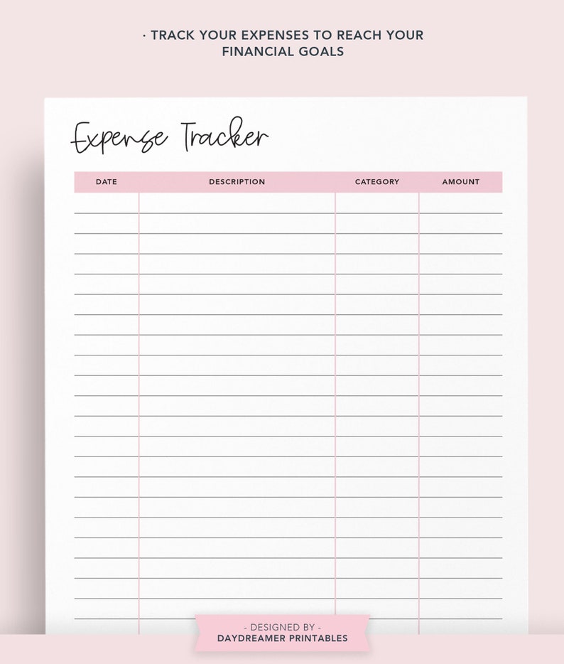 Household Budget Planner Printable, Monthly Financial Planner, Budget ...
