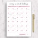 Spending Tracker, No Spend Challenge Printable, Monthly Budget, 30 Day ...