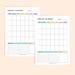 Monthly Planner Printable Vertical Calendar With Notes and to Do List ...