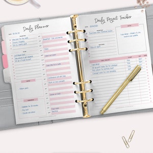 Planner Essentials Printable, Daily Project Planner, Bundle Undated ...