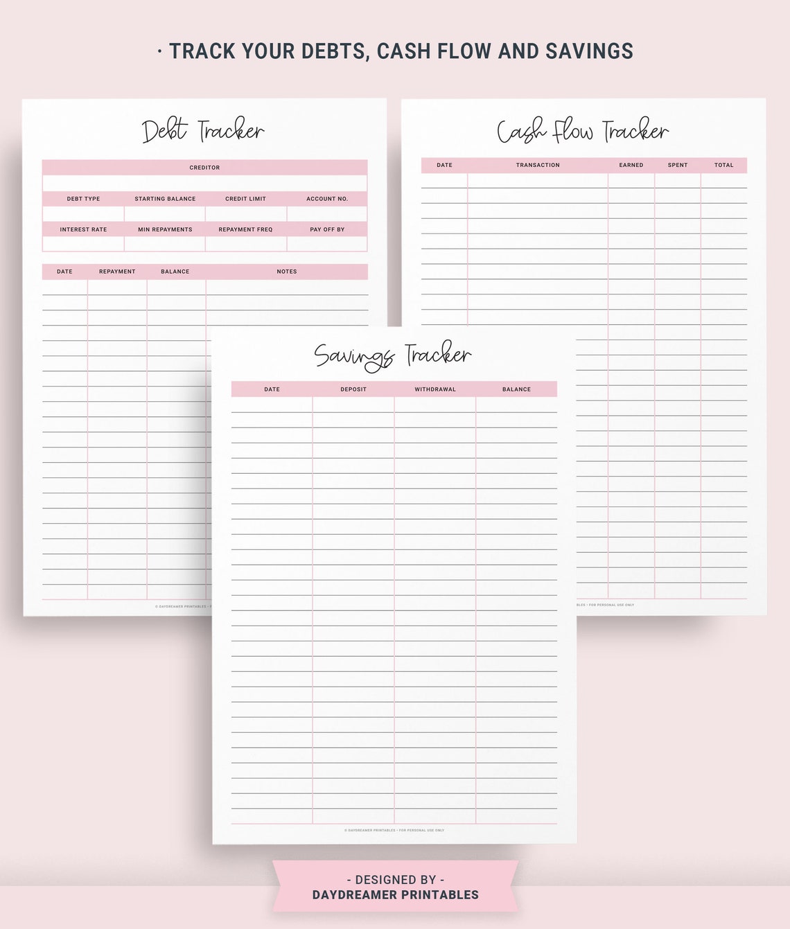 Finance Planner Printable, Finance Tracker, Budget Planner, Budget ...