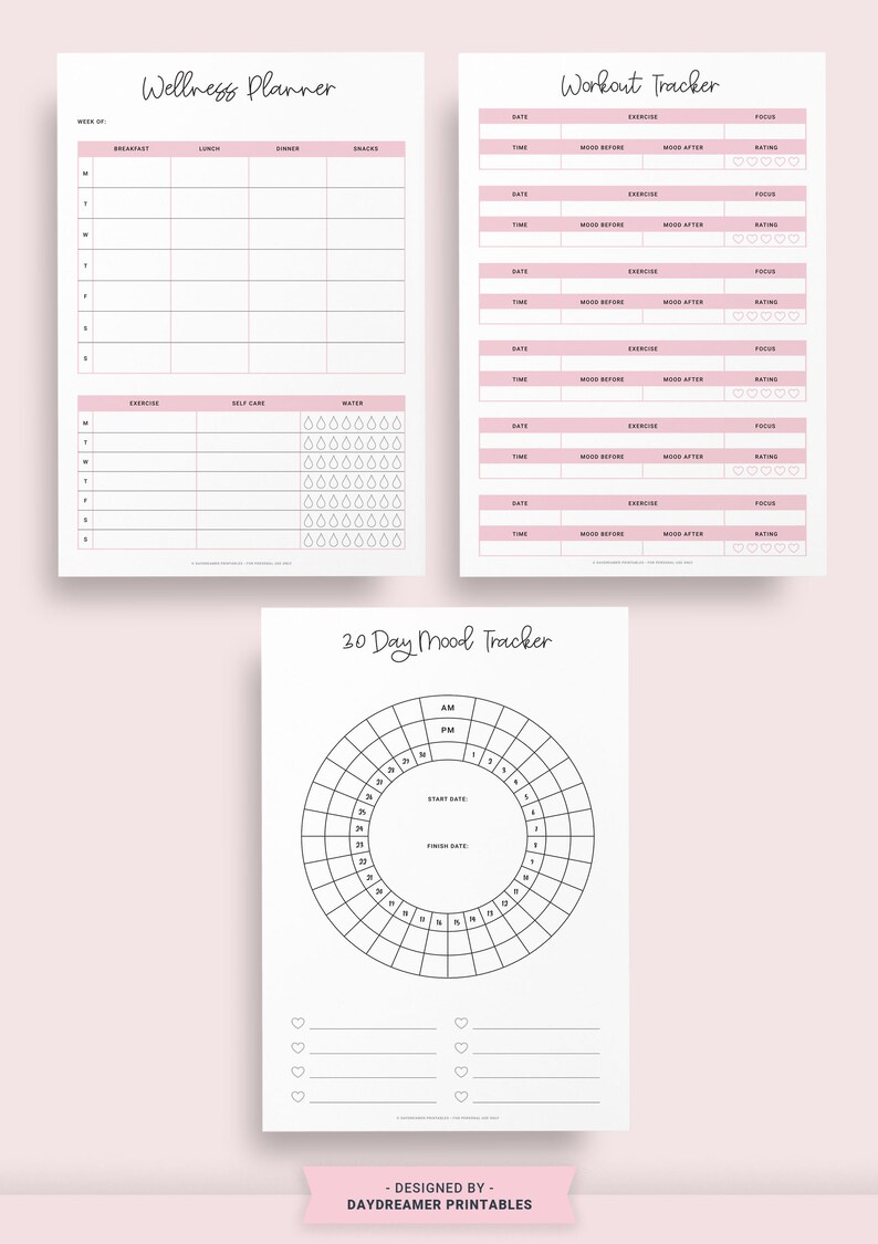 Planner Essentials Printable, Daily Project Planner, Bundle Undated ...