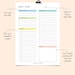 Daily Planner Printable Goal Planner | Daily to Do List With Time ...