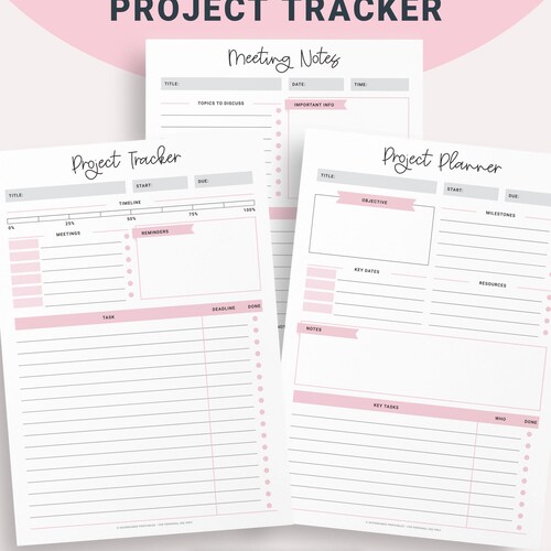 Daily Project Planner to Do List Work Planner Student - Etsy
