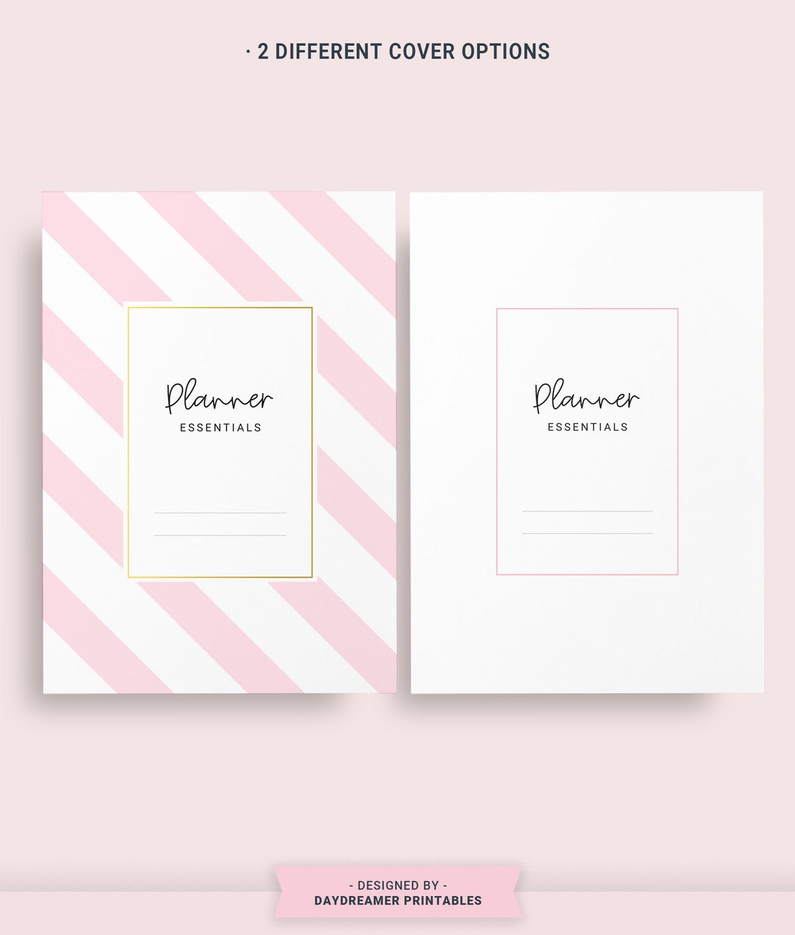 Planner Essentials Printable, Daily Project Planner, Bundle Undated ...