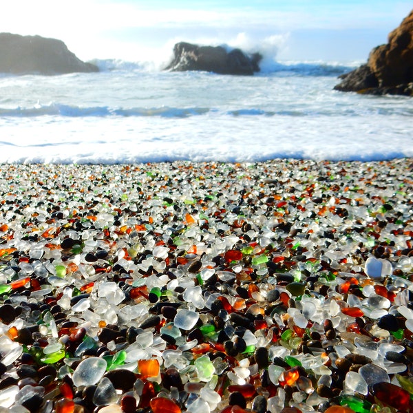 Beach Glass Art - Etsy