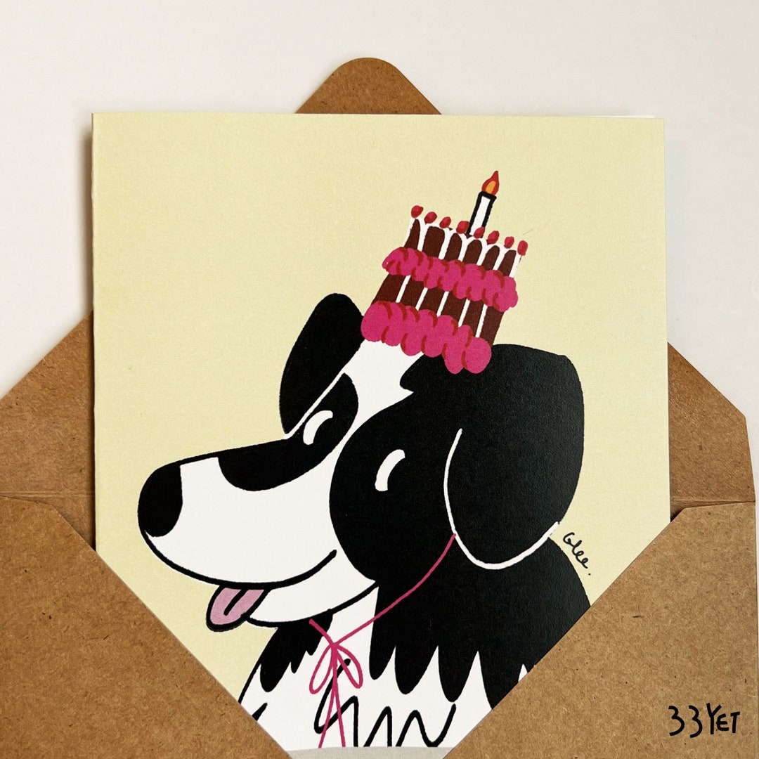 Bolder Collie Happy Birthday With Carrot Cake 020 Dearest My Friend ...