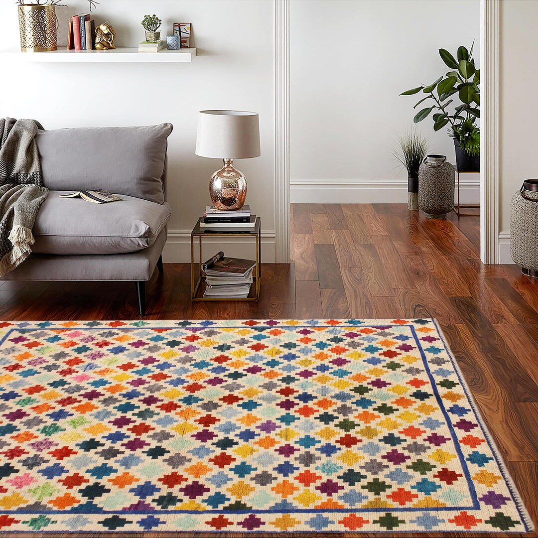 Tribal Balochi Anabel Hand Knotted Wool Rug 4'10'' X 6'6'' - Etsy